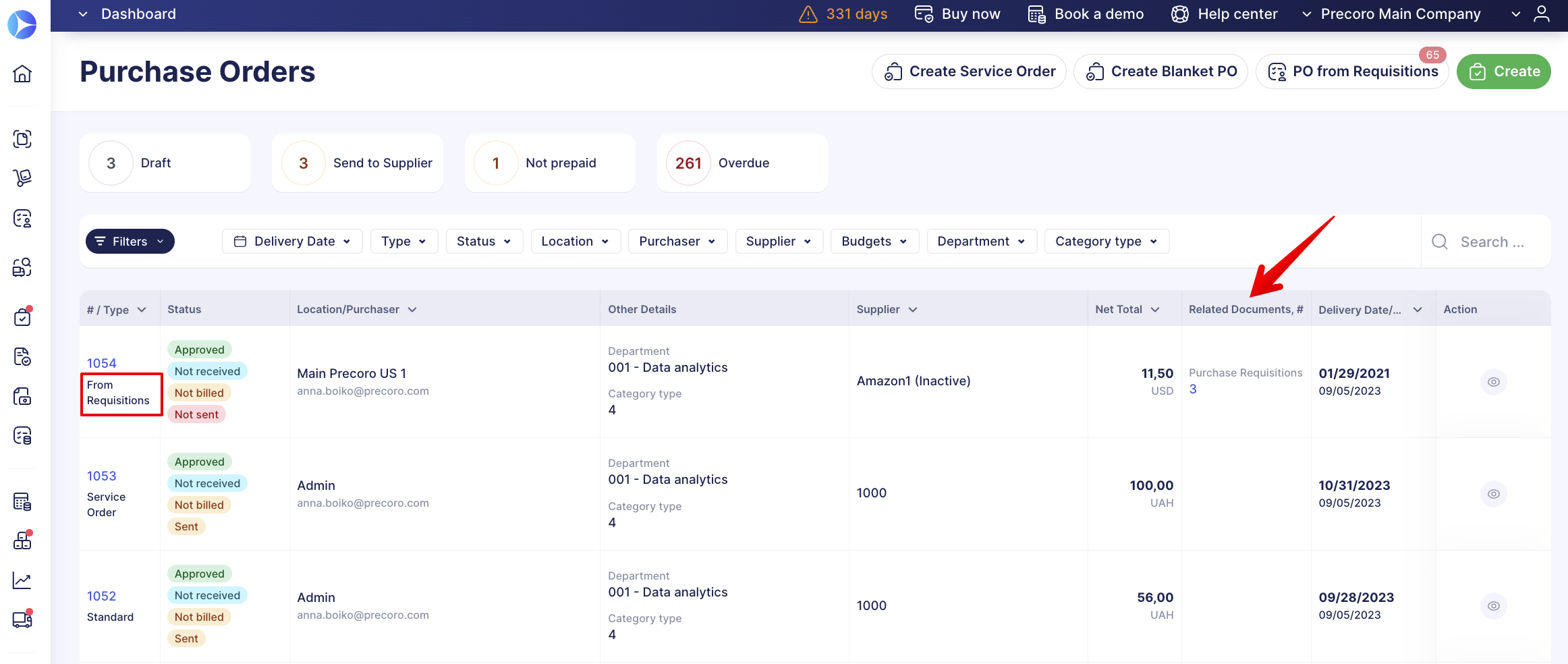 How to Create a Recurring Purchase Order